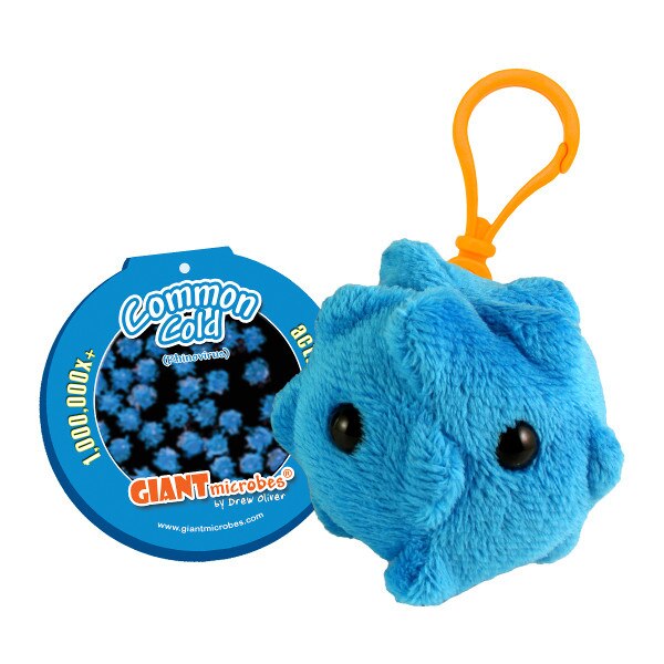 Common Cold Giantmicrobes Keychain Wildcat Store